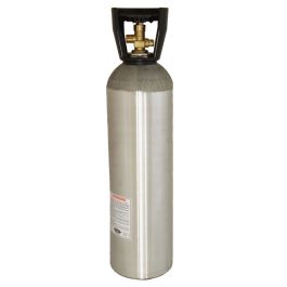 20 LB Carbon Dioxide Cylinder with Valve, Dip Tube | ECO2-20DT