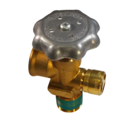 CGA 510 Valve; 435-480 PSI PRD, CG-7, CGA TB_27 Compliant;W/DT