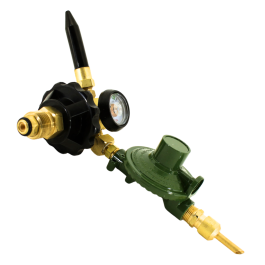 Mylar Dual 60/40 Balloon Filler + Hand Tight Connection + Contents Gauge